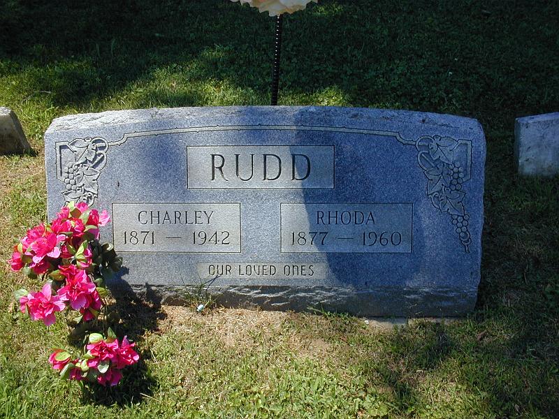 Rudd Cemetery, Morgan Co., KY/Rudd, Charlie & Rhoda